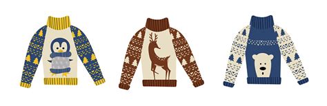 크리스마스 못생긴 스웨터 파티 크리스마스 장식 벡터 못생긴 스웨터 파티 세트 12월에 대한 스톡 벡터 아트 및 기타 이미지 12월 갈란드 장식품 겨울 Istock