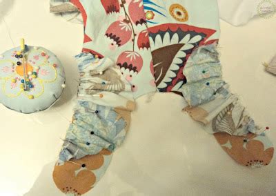 The Scientific Seamstress Adding Flutter Sleeves To The Reversible Romper