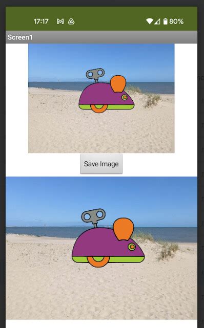 padding adding a border extending an image mit app inventor