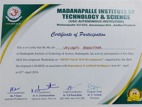 Velugoti Bhavitha On Linkedin Mern Webdevelopment