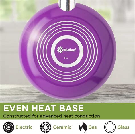 Buy Ecolution Easy Clean Nonstick Cookware Set Dishwasher Safe Kitchen Pots And Pans Set