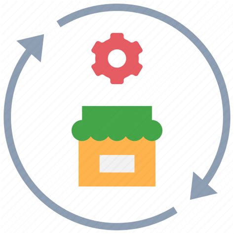 Simplify Automation Optimization Management Business Building Icon