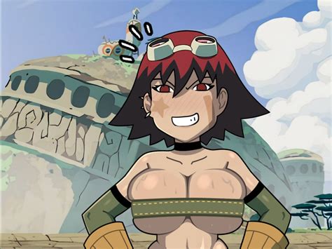 Rule 34 43 Aspect Ratio Beltbra Breasts Choker Cleavage Clothing