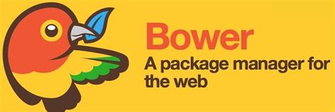 bower package manager for the web