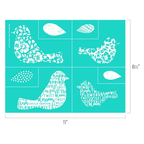 Chalk Couture Bird Cutout Patterns