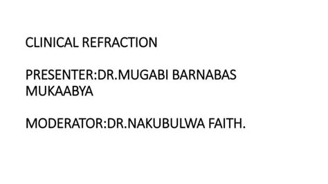 Clinical Refractionpptx