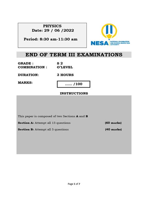 Physics S2 Question And Marking Scheme Pdf Buoyancy Gases
