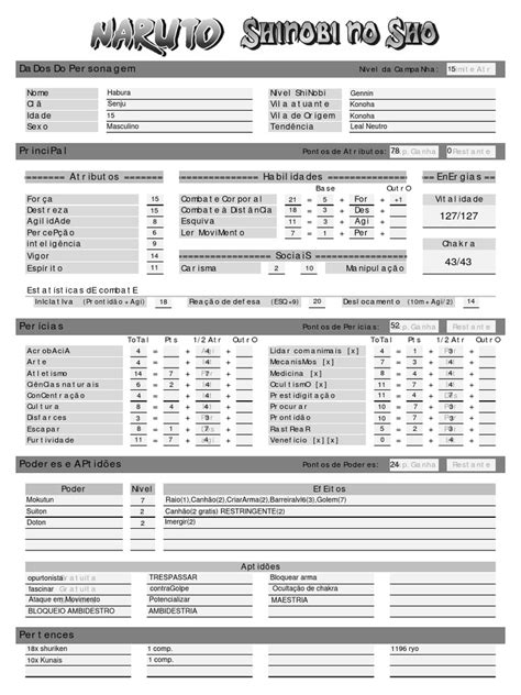 Ficha Habura Nc10 Pdf