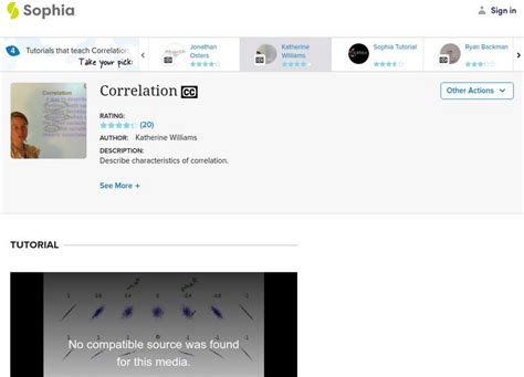 Sophia Correlation Lesson 9 Instructional Video For 10th 12th Grade Lesson Planet