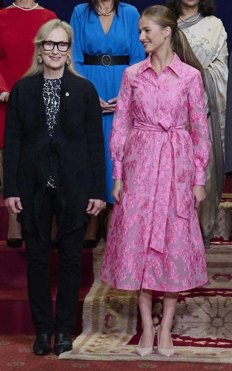 What Did Meryl Streep Say To Princess Leonor
