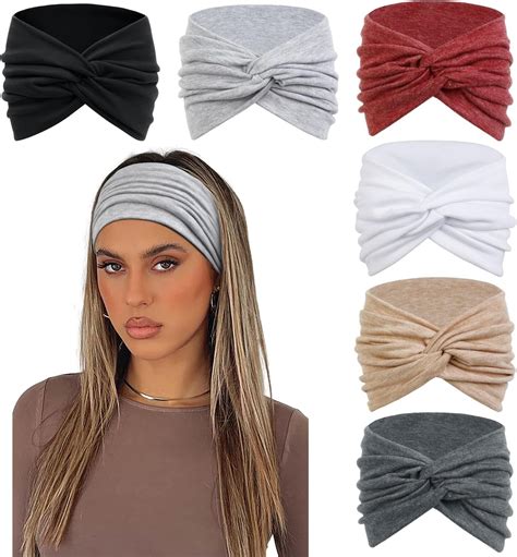 Terse Extra Wide Turban Headbands For Women Twisted 7