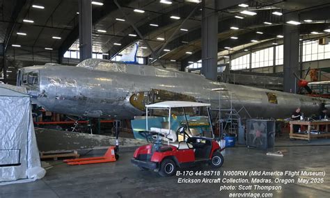 Boeing B 17 Flying Fortress Restoration Work Continues At The Warbird