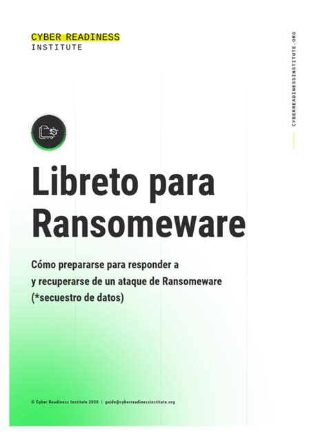 Ransomware Playbook Pdf Suplantación De Identidad Secuestro De Datos