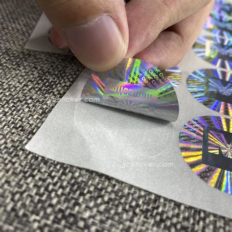 Custom Pvc Hologram Stickers With Serial Numbers Secure Genuine