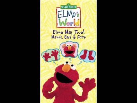 Elmos World Elmo Has Two Hands Ears And Feet 2004 Vhs Full Screen