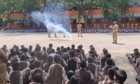 Practical Description Of Fire Prevention தீ விபத்து தடுப்பு குறித்த செயல் விளக்கம்