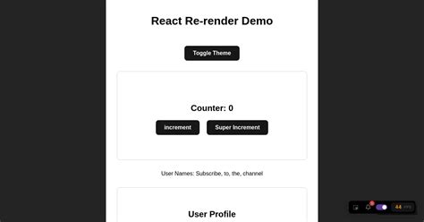 React Scan Demo Codesandbox