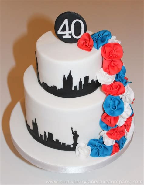 New York Skyline Cake