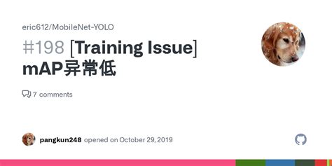 Training Issue Map Issue Eric Mobilenet Yolo Github