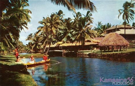 Coco Palms Hotel Mid 1950s Vintage Hawaii Kauai Beach Trip