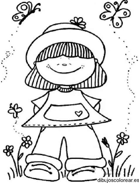 Sombrero Para Niñas Para Colorear Imagui