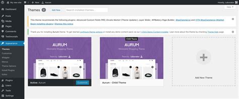 Installing Required Plugins Laborator