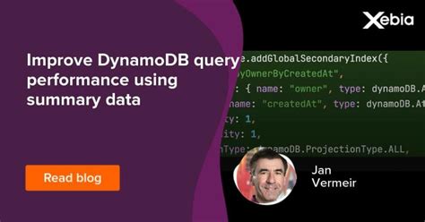 Jan Vermeir On Linkedin Improve Dynamodb Query Performance Using