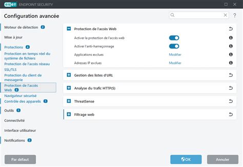 Protection De Laccès Web Eset Endpoint Security 11 Aide En Ligne Eset