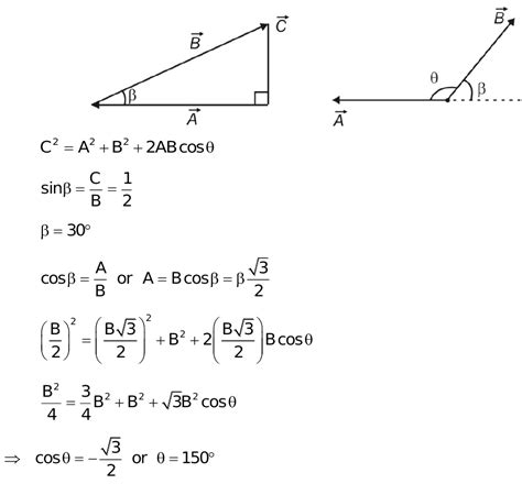 In The Given Figure Angle In Between A And B Is Where C B