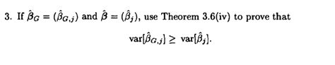 Solved If Hat Beta G Hat Beta G J And Hat Beta Chegg Com