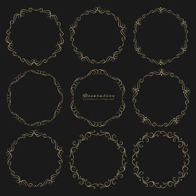 Decorative Round Border Vector Art Icons And Graphics For Free Download