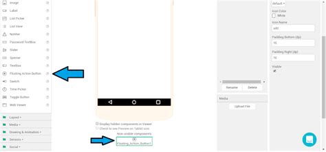 tutor dos nerds como usar o elemento floating action button no thunkable
