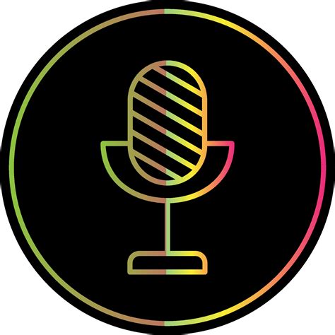 Voice Recorder Line Gradient Due Color Icon Design 43808222 Vector Art