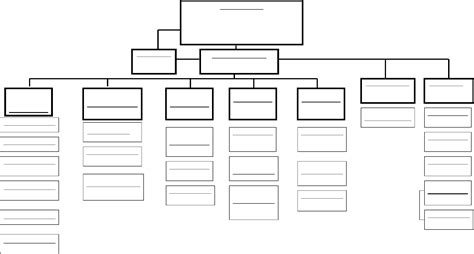 Blank Org Chart Template DocTemplates
