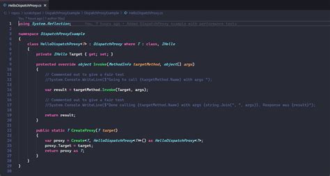 Proxy Any Class By Interface In C With Dispatchproxy