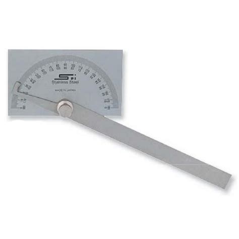 Buy Spi 30 393 3 Rectangular Head Protractor Mega Depot