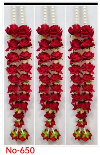 Natural Flower Red Rose Artificial Mala At Rs Piece In Bhayander West Id