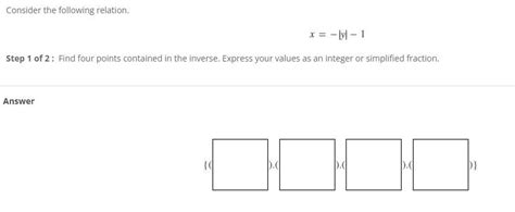 Solved Consider The Following Relation X Bl 1 Step 1 Of Chegg Com