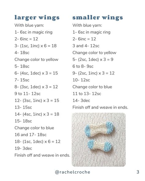 🦋english Free Pattern Little Butterfly🦋