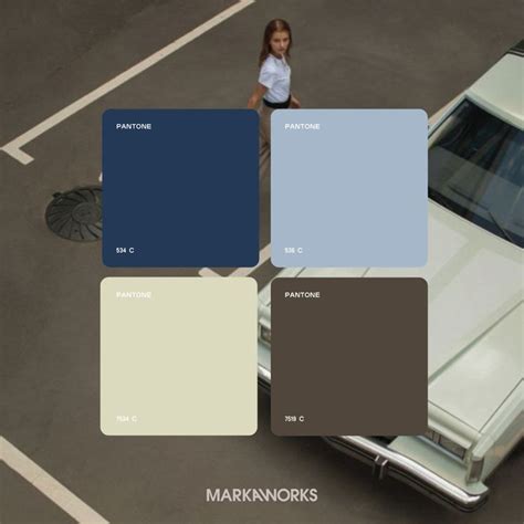 Urban Vibes Color Palette Marka Works Branding Agency Vintage Blue