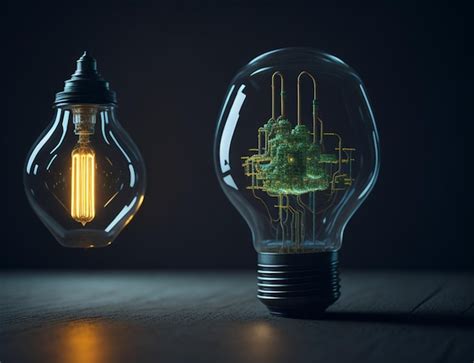 Premium Ai Image Electrical Green Technology