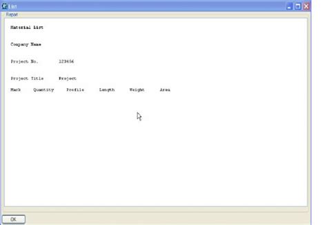 Creating A Report Tekla User Assistance Creating A Report Tekla User Assistance