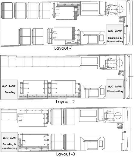Transit Bus Seating Diagram