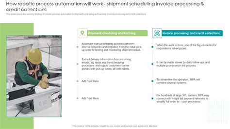 Robotic Process Automation How Robotic Process Automation Will Work Shipment Elements Pdf