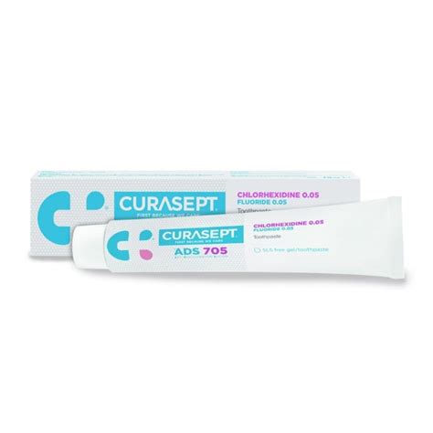 Curasept 005 Chlorhexidine Digluconate With Fluoride Gel Toothpaste