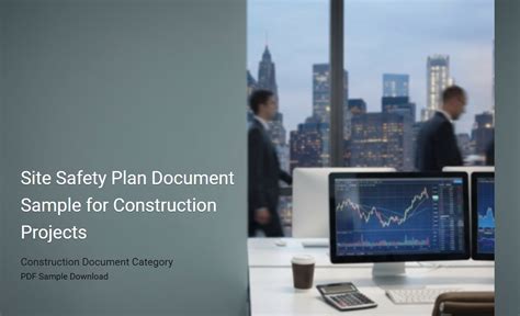 Comprehensive Site Safety Plan Document Template For Construction
