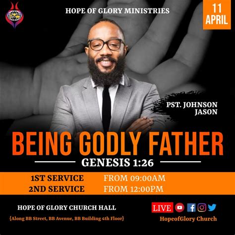 Sermon Topic Template Postermywall