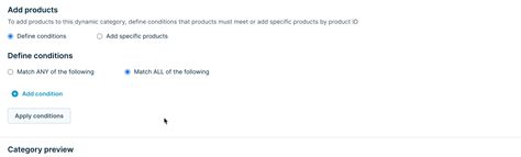 Create And Manage Dynamic Categories
