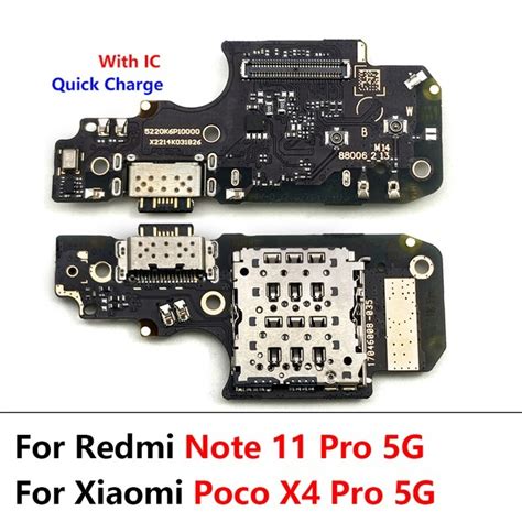 For Xiaomi Redmi Note Pro G Charger Usb Charging Port Board Flex Cable Connector For Poco X