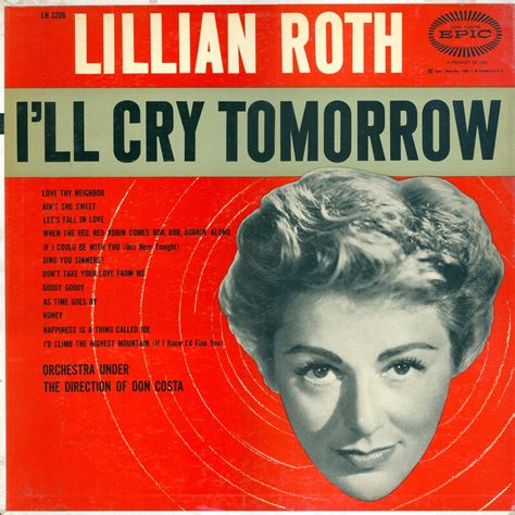 Ill Cry Tomorrow By Lillian Roth Album Vocal Jazz Reviews Ratings